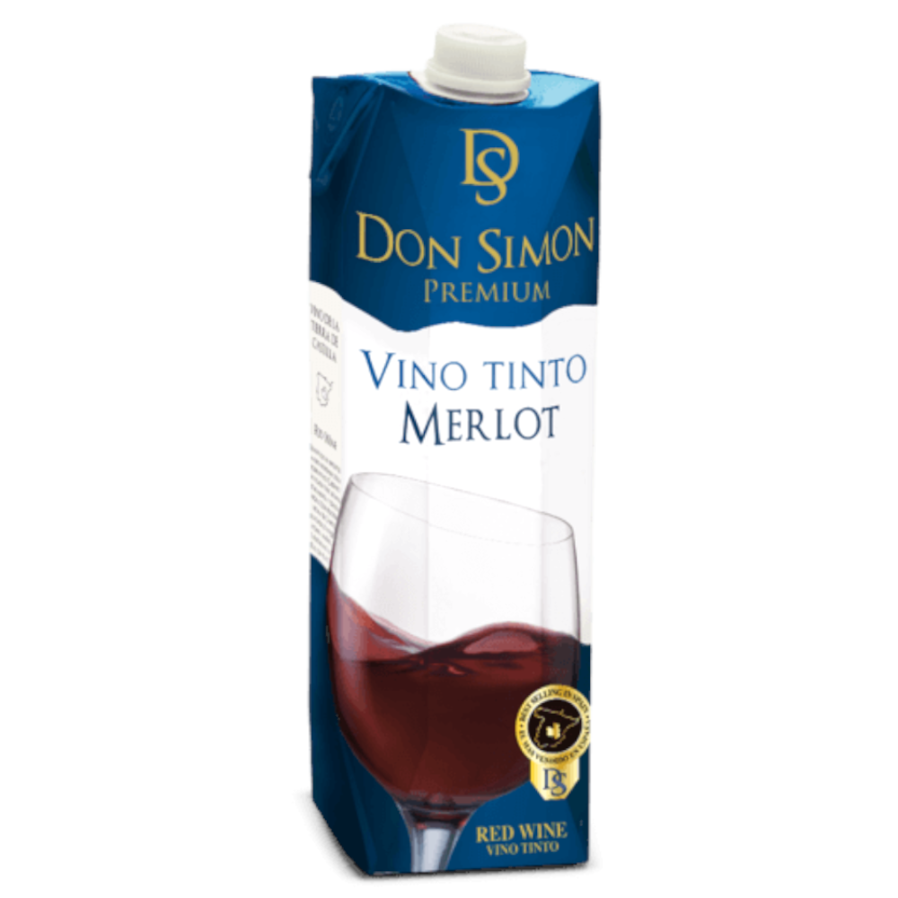 Vino Tinto Don Simon Merlot Tetra 1000Ml | SuperBooM